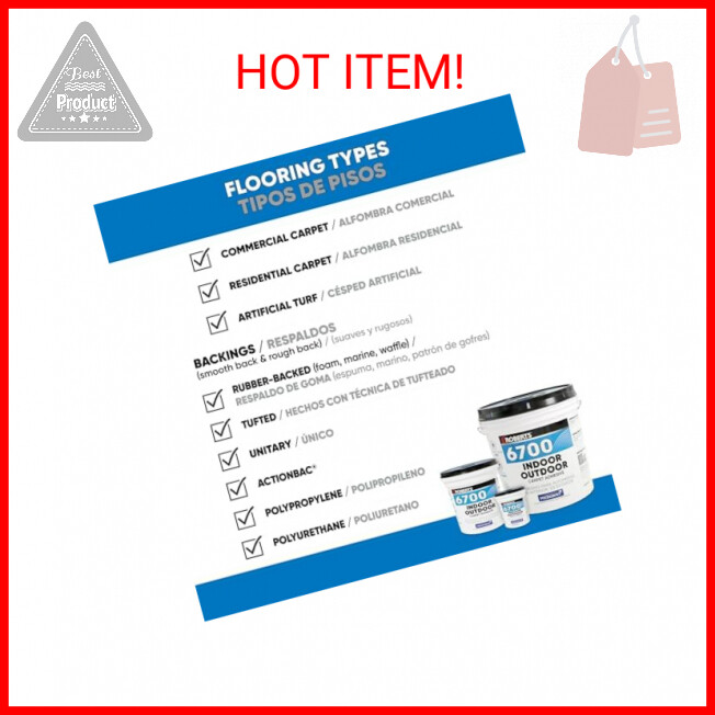 ROBERTS 6700-1 1 Gallon Indoor/Outdoor Carpet/Artificial Turf Adhesive ...