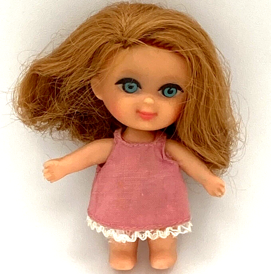 Vintage Liddle Kiddles Florence Niddle Nurse 60s Little Doll & Dress ...