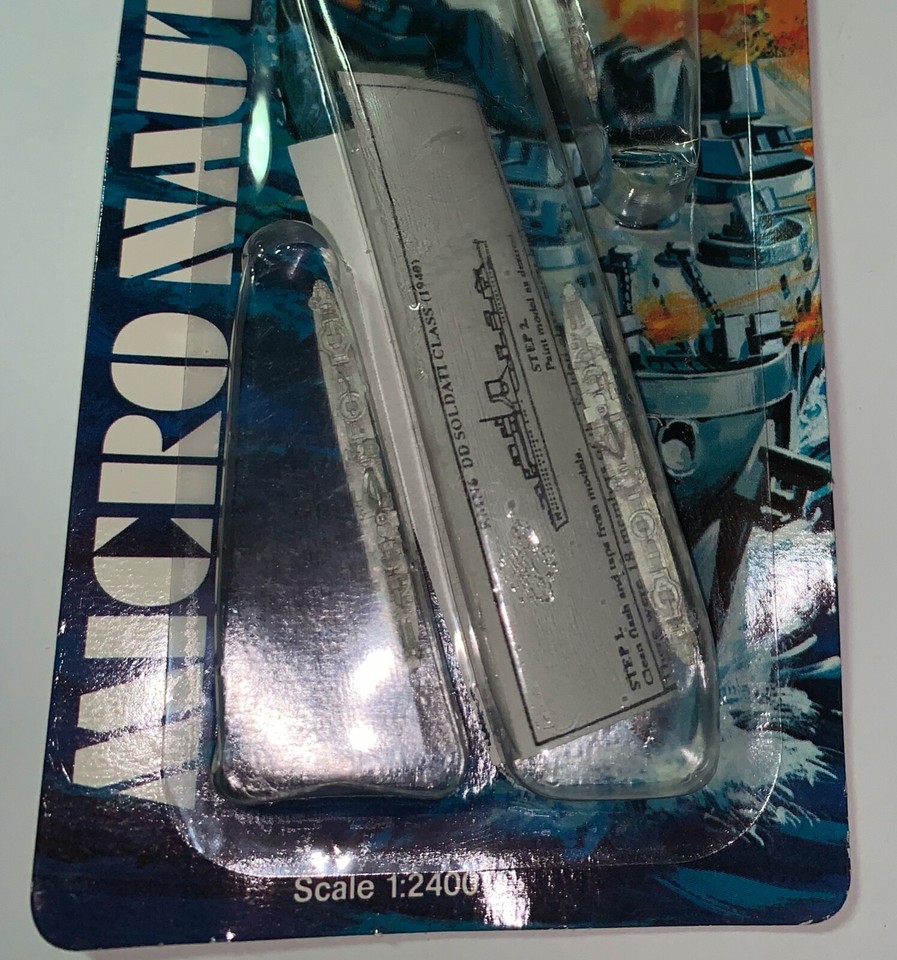 DD Soldati Class ITALY WWII GHQ Micronauts #RMN6 CARDED 1/2400 FREE USA ...