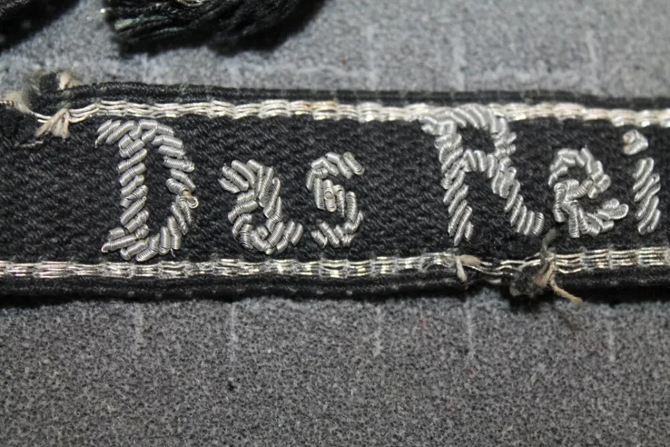 WW2 German Black Elite Unit .."Das Reich" cuff title | eBay