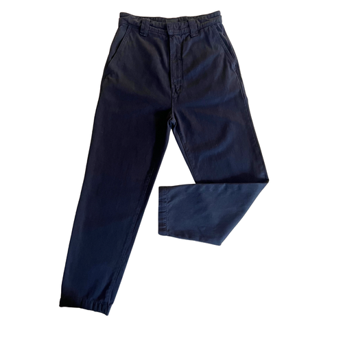 Mother The Punk 76 Ankle Pants Size 24 Navy Blue | Slouchy Fit Menswear ...