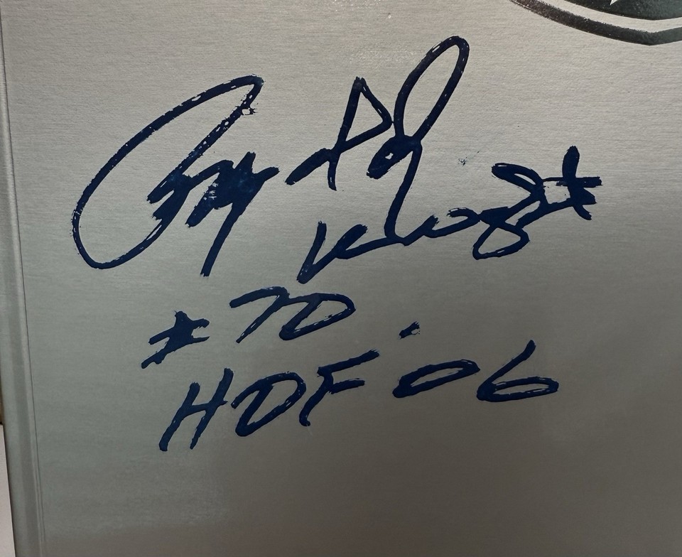 Rayfield Wright HOF Signed 2008 Dallas Cowboys Final Commemorative ...