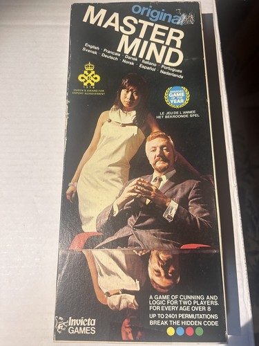 Vintage 1976 Original Master Mind Game Mastermind Made In England ...