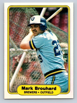 1982 Fleer #135 Mark Brouhard Milwaukee Brewers - NM/MT | eBay
