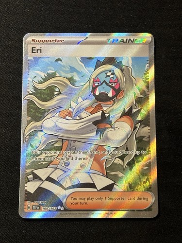Pokemon TCG Temporal Forces Eri 199/162 Full Art Ultra Rare Holo Near ...