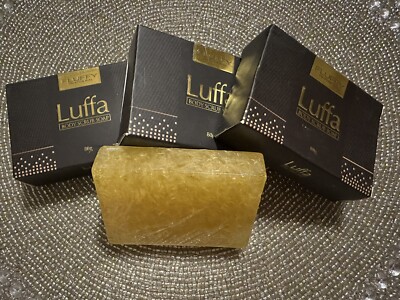 Original FLUFFY LUFFA Body Scrub Soap REMOVE DIRT and Dead Skin Cells 3 ...