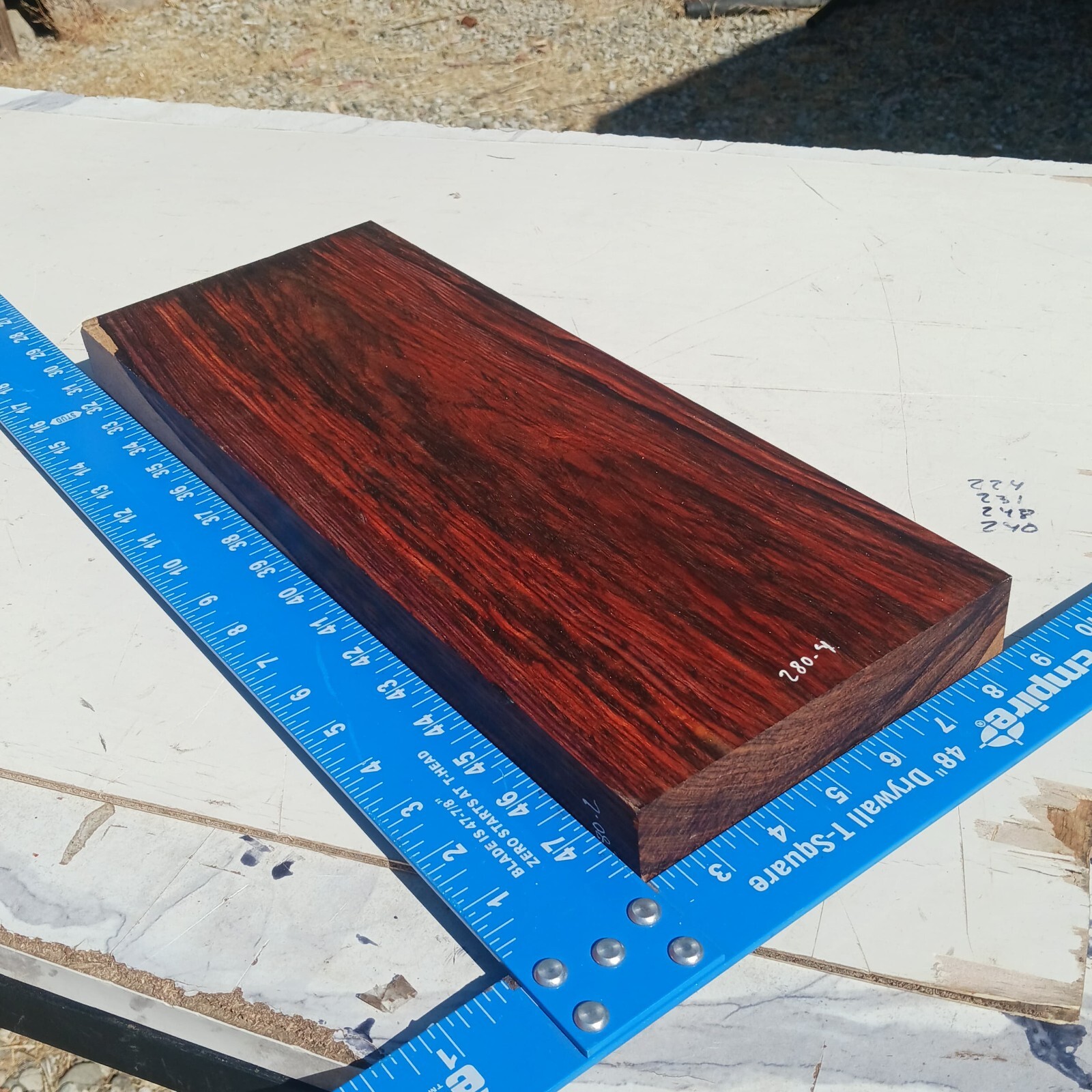 Mexican Cocobolo G1 1.625x6.625x16.875 Blank Wood for Woodworking ...