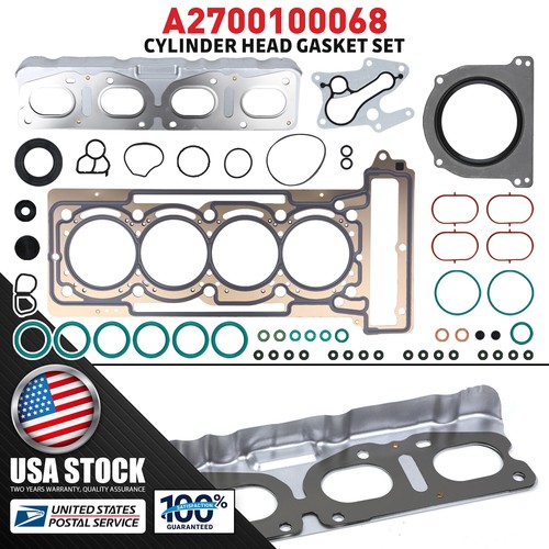 Engine Cylinder Gasket 84mm Set Fit For Mercedes-Benz W176 W246 C117 1 ...