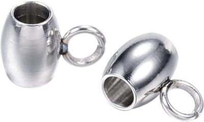 100x Oval Bail Carrier Beads Pendant Bail Hanger Links for Jewelry ...