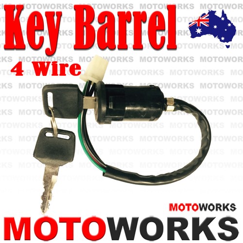 4 wire Ignition Key Barrel switch ATV QUAD Bike Gokart 4 Wheeler Buggy ...