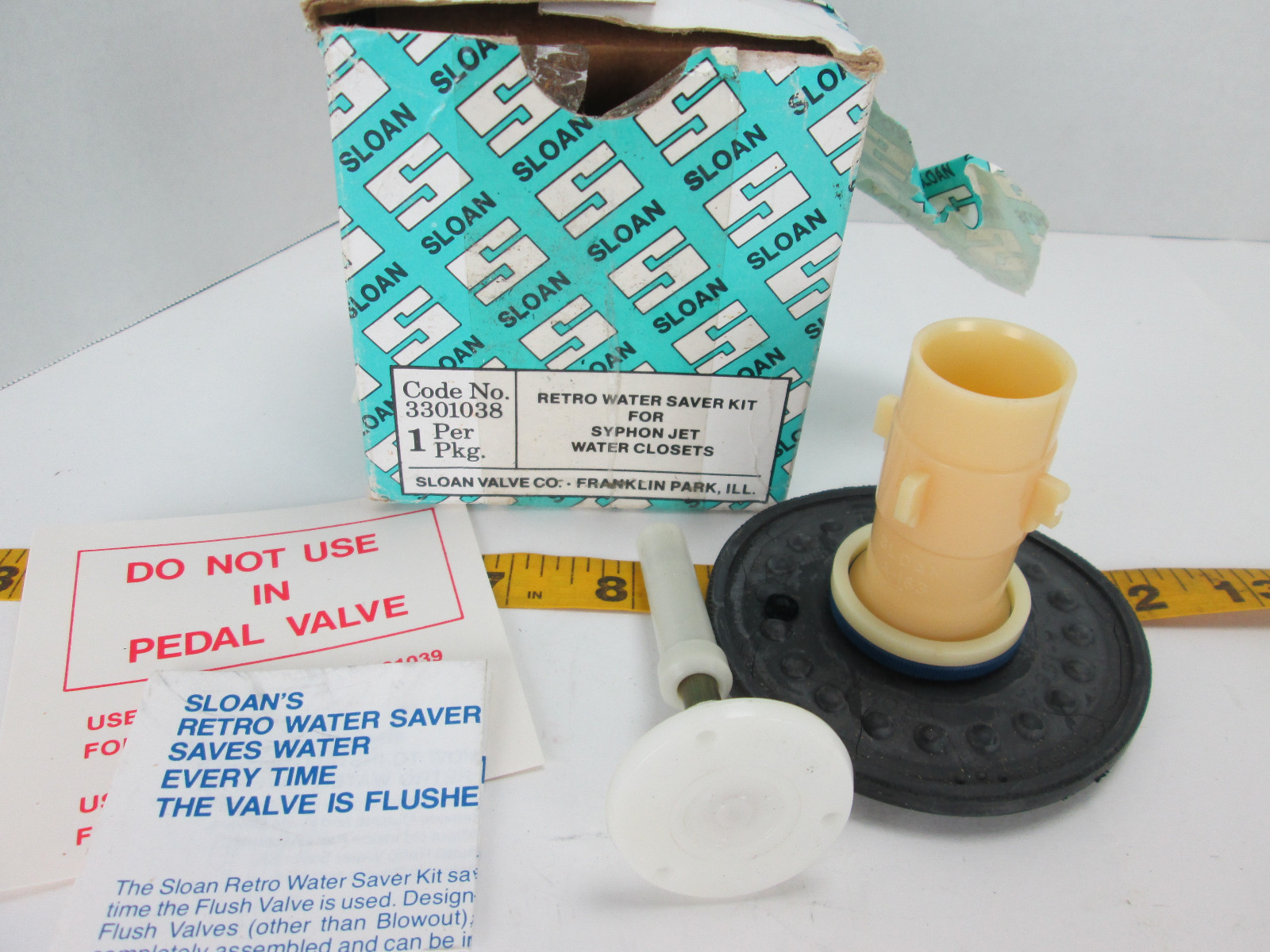 Sloan Retro Water Saver Kit for Syphon Jet Water Closets 3301038 ...
