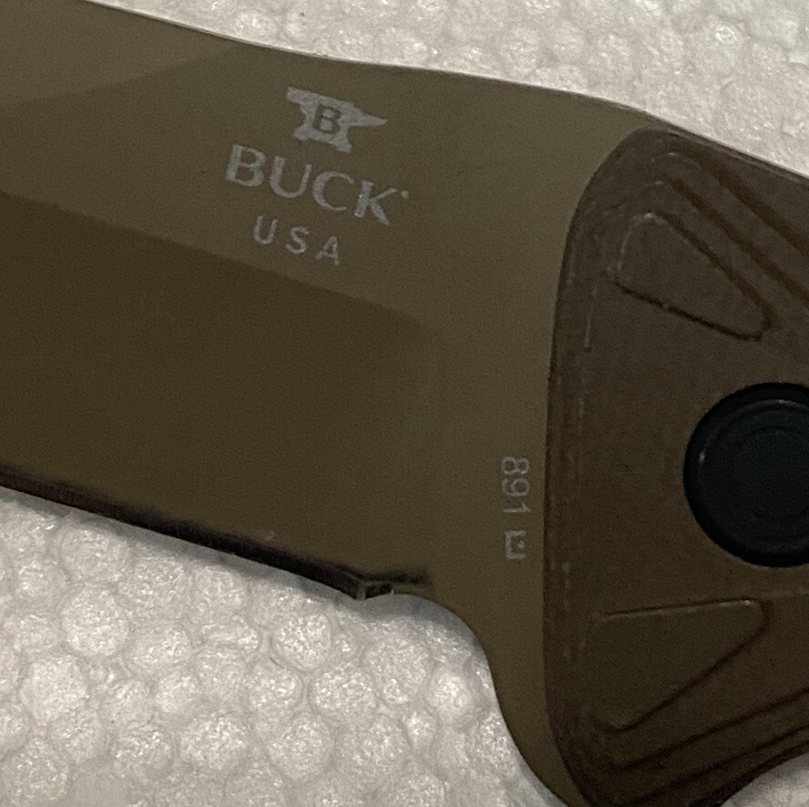 Buck Knives 891 Ground Combat Spear Point Knife - New in Box NIB BK1 | eBay