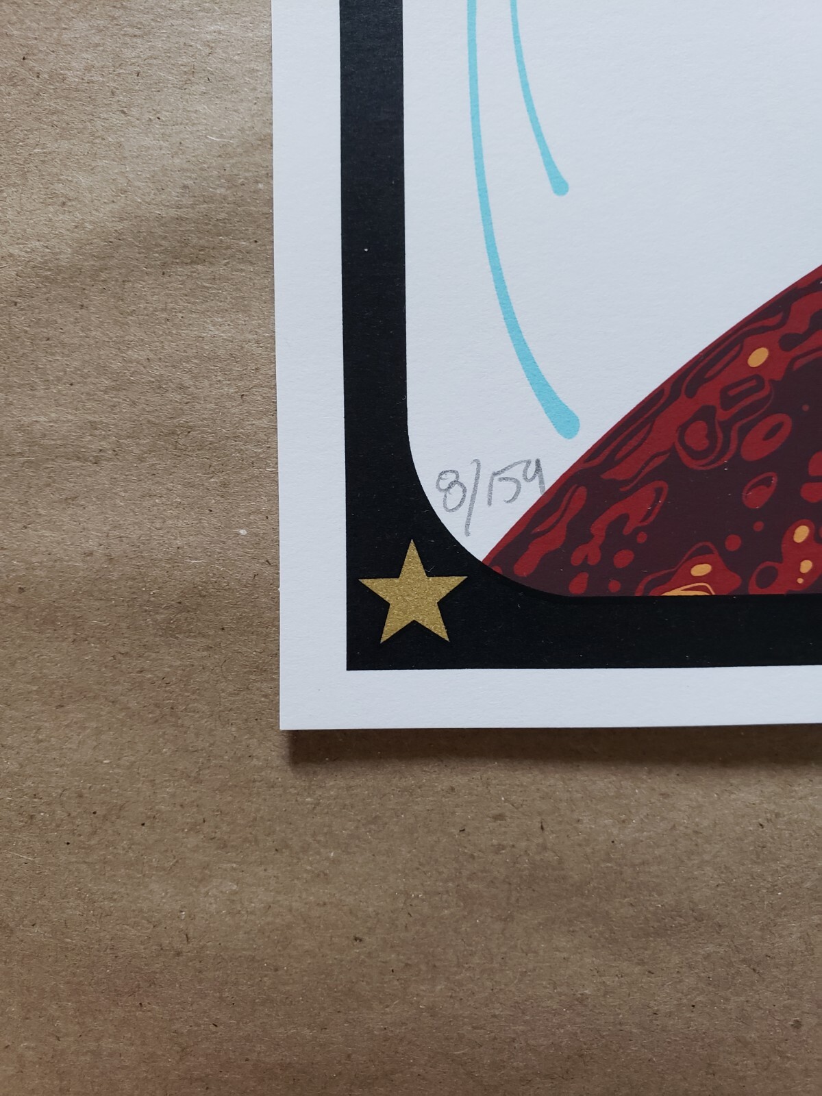 David Bowie Starman Art Print Poster Limited Edition Rare Ziggy ...