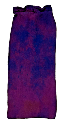 Vintage Vietnam Era USAF Scarf Bib Ascot Crepe Ultramarine Blue Faded ...