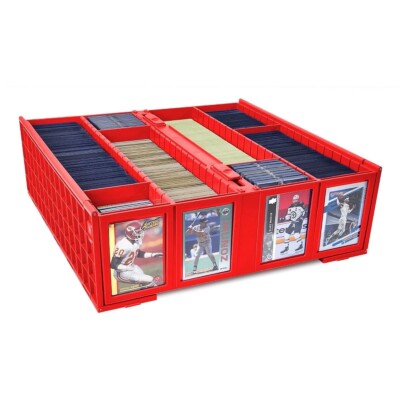 BCW Card Bin Hold Trading Gaming Sport Cards Toploaders Magnetic 3200 ...