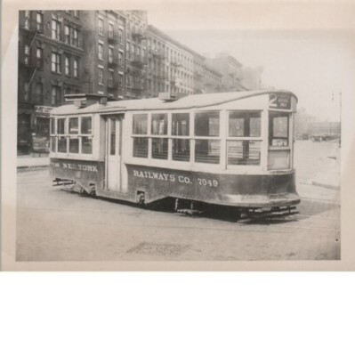 New York Railways Company Trolley 7040 Photo 4 x 5 | eBay