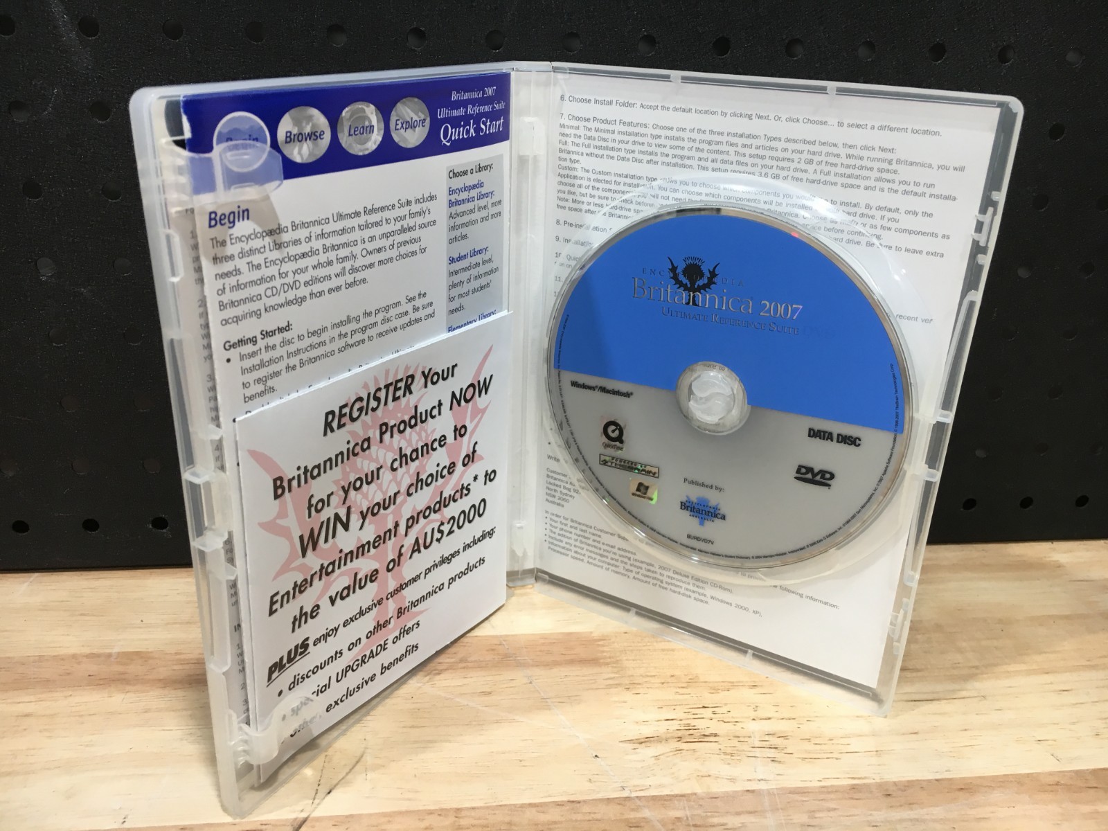 ENCYCLOPEDIA BRITANNICA 2007 ULTIMATE REFERENCE SUITE DVD - LIKE NEW | eBay