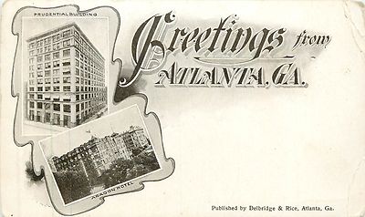 Georgia, GA, Greetings From Atlanta UDB (pre-1907) Postcard | eBay