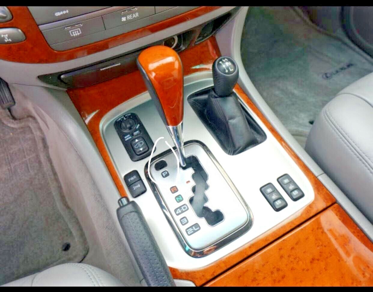 *NEW LEXUS LX470 OEM GEAR SHIFT LOCK CONSOLE CAP COVER TRIM SHIFTER ...