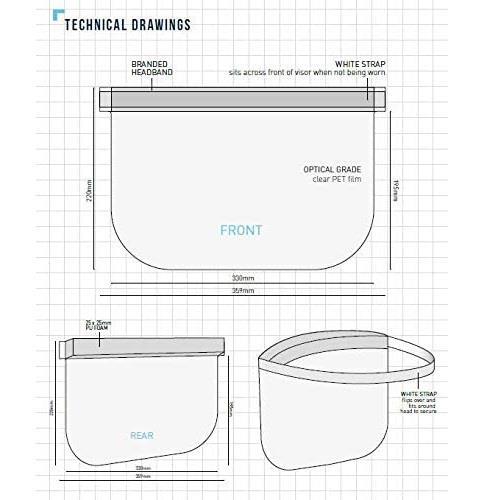 Tecman Disposable Full Face Visor - Pack Of 1 | eBay UK