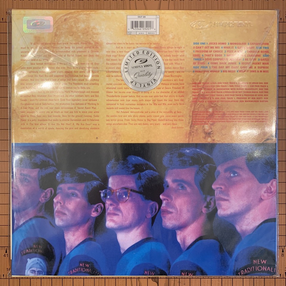 SEALED - DEVO [Hot Potatoes: Best of Devo] 2003 SIMPLY VINYL ...
