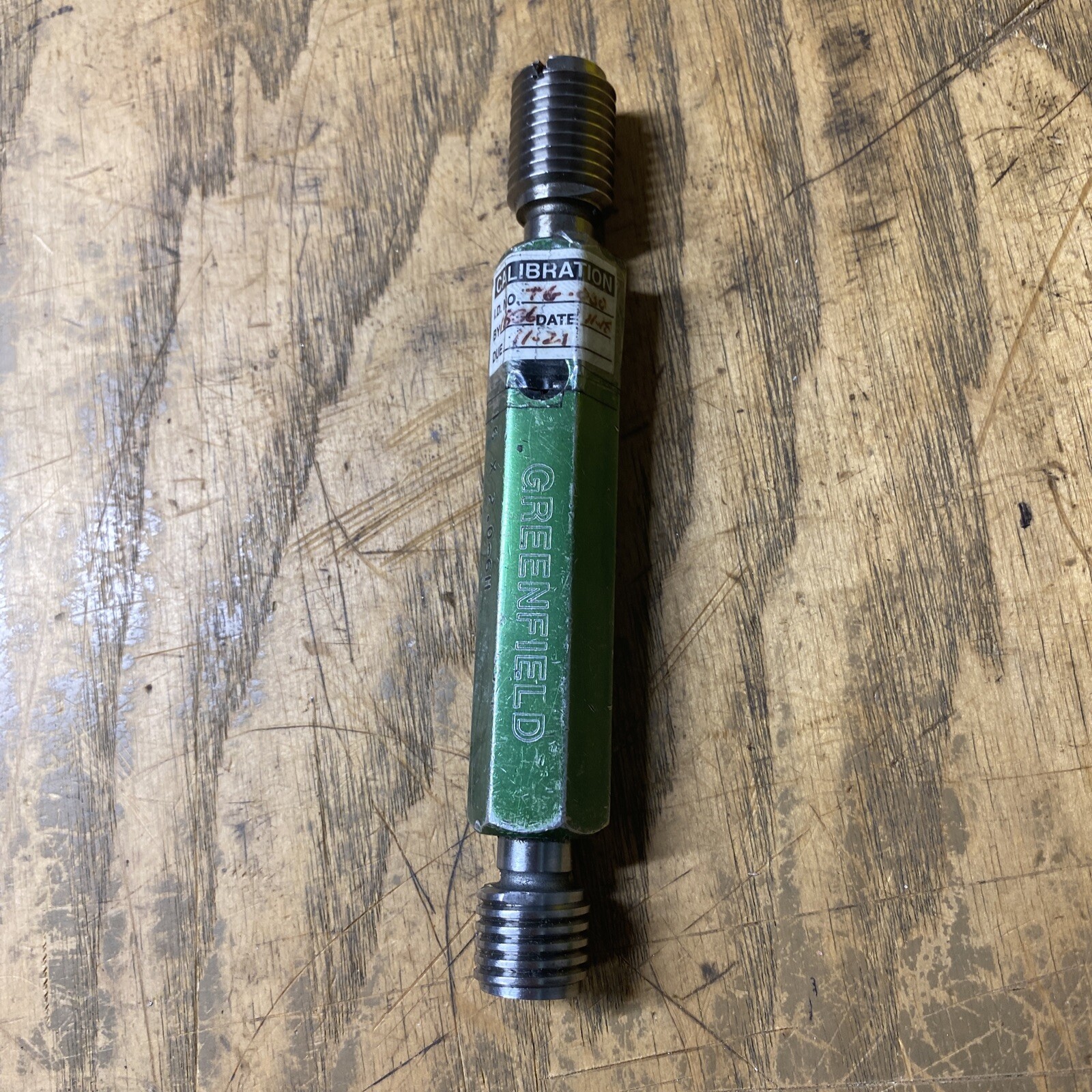 M16 X 2.0-6H THREAD PLUG GAGE GO NO GO P.D. 14.701 & 14.913 22JS1370 ...