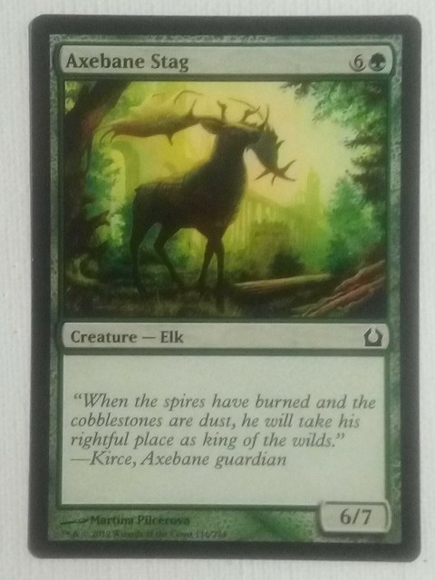 MTG Axebane Stag Return to Ravnica 116/274 Regular Common for sale ...