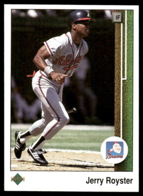 Jerry Royster 1989 Upper Deck #433 Atlanta Braves | eBay