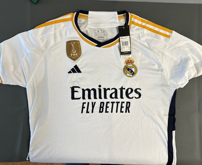 REAL MADRID CF 2023/2024 HOME FOOTBALL SHIRT JERSEY SIZE MED HR3796 ...