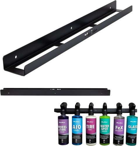 Universal Trigger Bottle Holder H03D | Metal, Black | Wall Mount, Holds ...