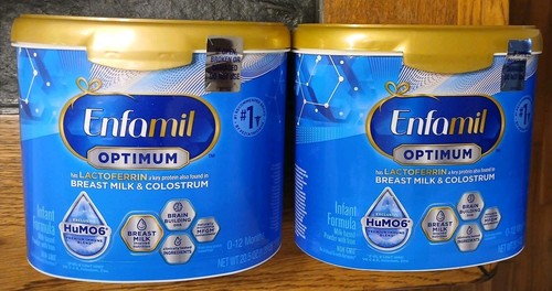 2 Tubs-Enfamil Optimum Infant Formula Powder 20.5oz. Exp 11/01/2026 | eBay