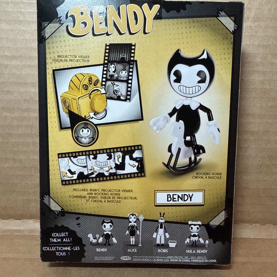 Jakks Pacific Bendy And The Ink Machine Wave 4 Classic Bendy 5" Figure ...