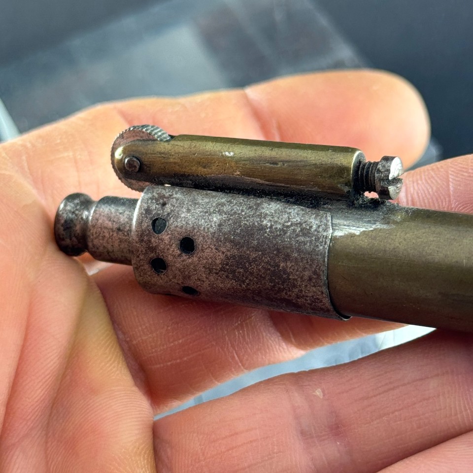 rare vintage antique TRENCH LIGHTER shell bullet war army zippo BRASS ...