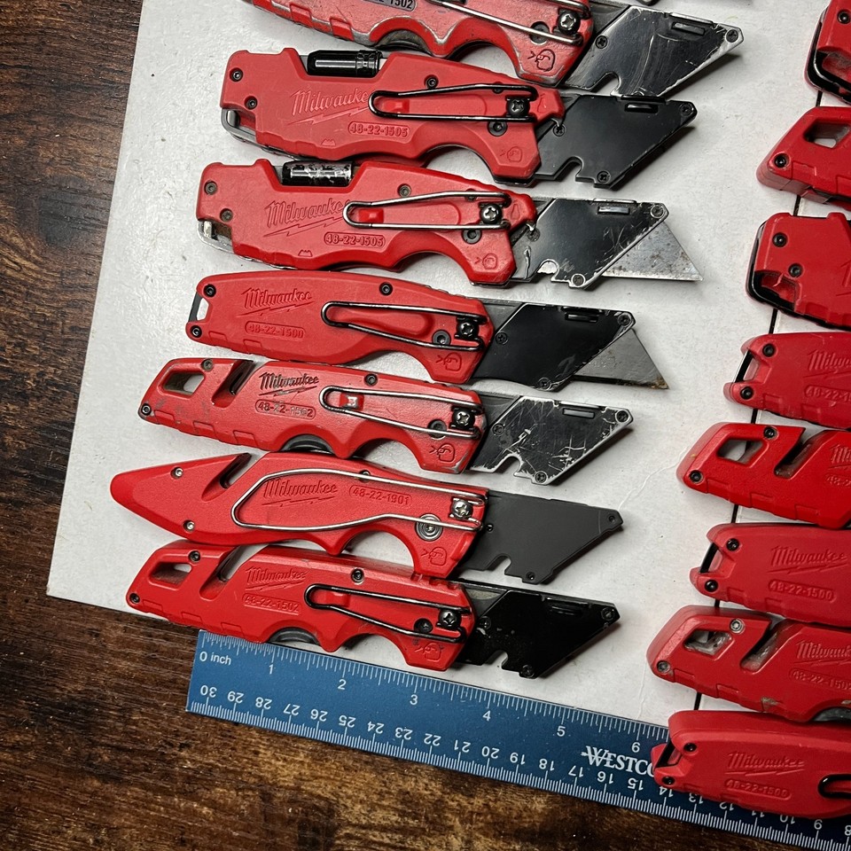 Lot of Milwaukee Box Cutters | eBay