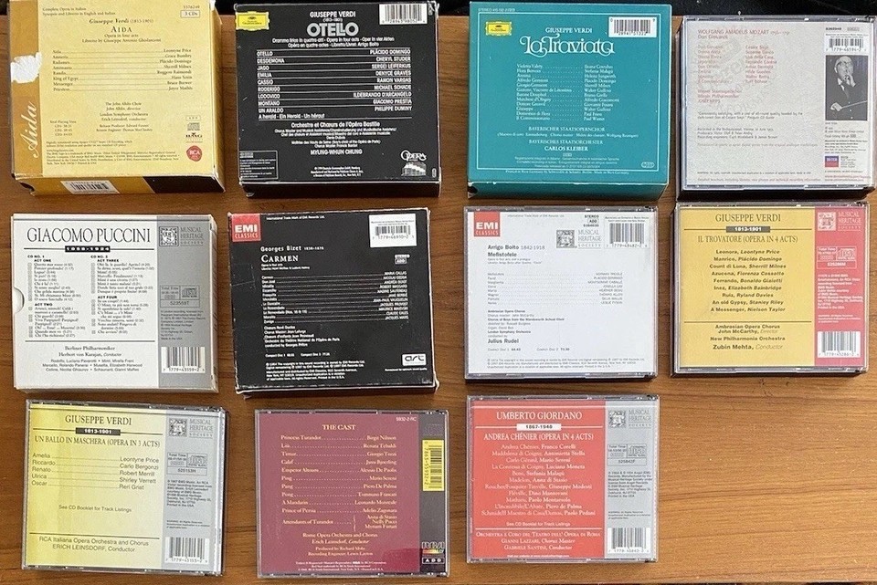 Classical Opera Collection 11 Box Sets CDs With Booklets; XLNT! | eBay