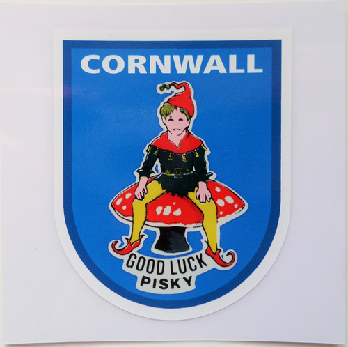 Cornish Pixie Piskey Pisky Vinyl Car Window Bumper Sticker | eBay UK