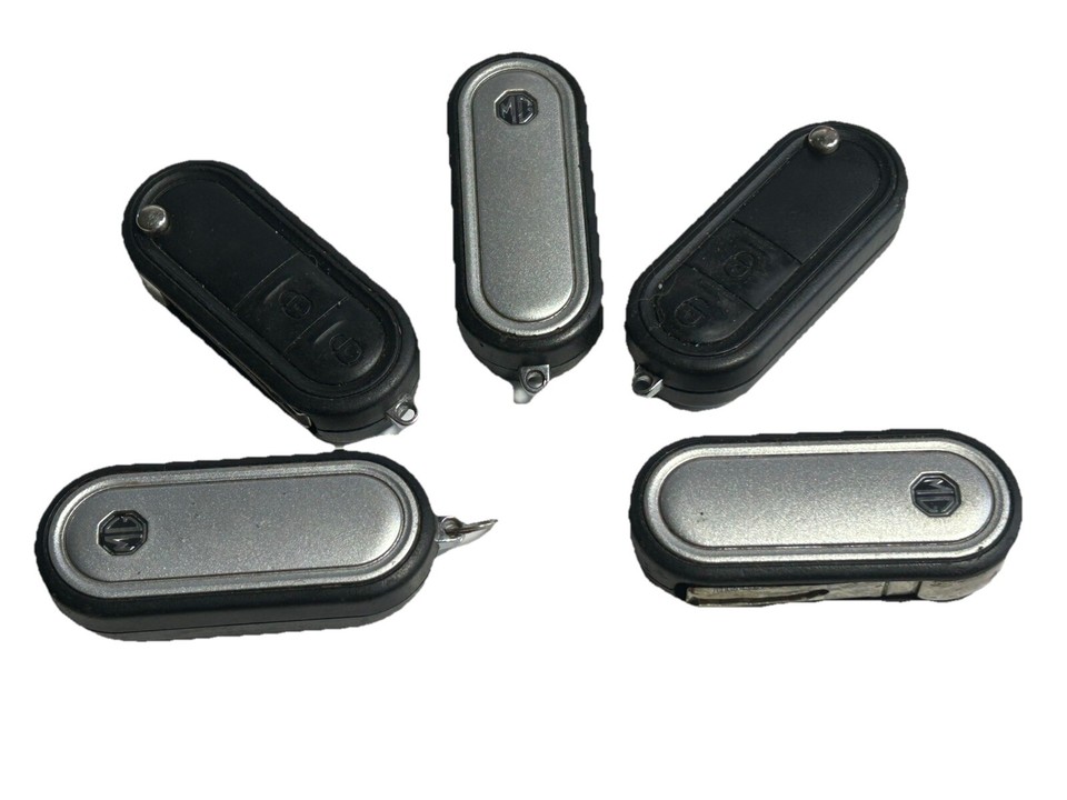5 x MG 2 button flip keys, remote, fobs for spares / repair | eBay