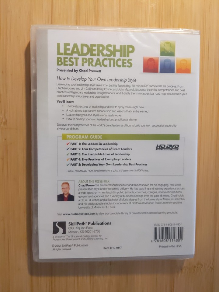 Leadership Best Practices DVD How to Develop Your Own Leadership Style ...