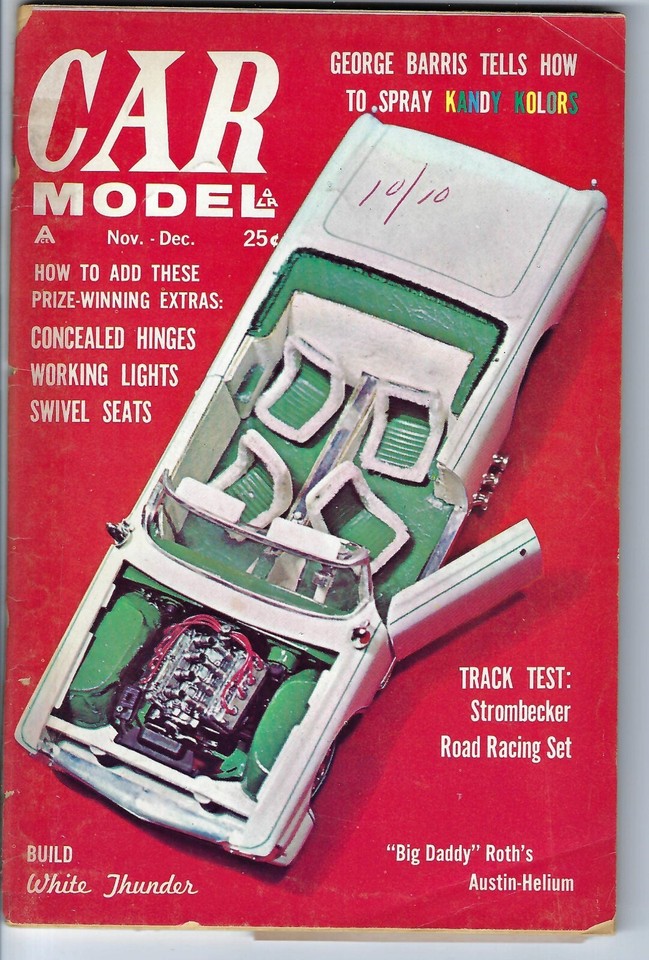 1962-63-64 Car Model Magazines-Model cars-slot cars-sold separately ...