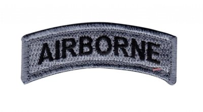 AIRBORNE US ARMY ROCKER TACTICAL MILITARY HOOK PATCH (MTA1) | eBay