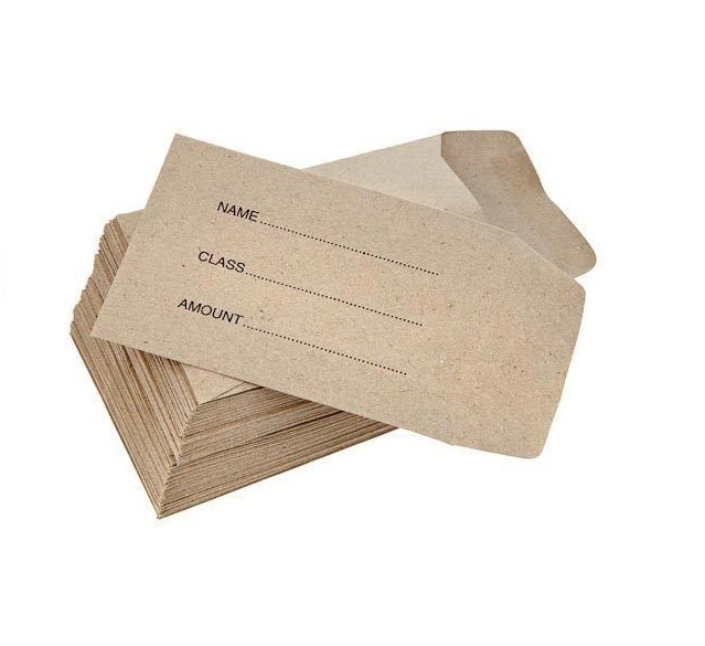 SMALL BROWN DINNER MONEY ENVELOPES Pack Of 100 | eBay