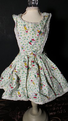 UNUSUAL! Antique PINAFORE Ethnic DESIGN for GERMAN FRENCH or HARD ...