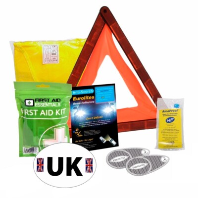 Euro European Travel Kit For Driving Motoring Abroad Europe EU Journey ...