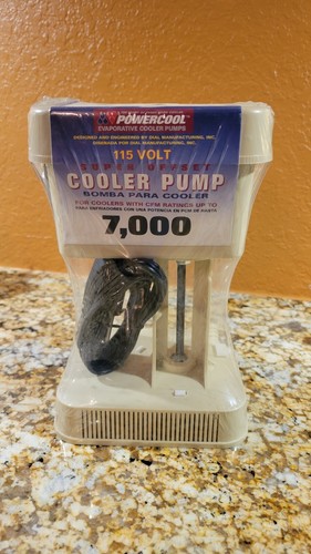 NEW Dial 115V 7000 CFM 250 Tan Plastic GPH Evaporative Cooler Offset ...