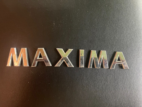 Nissan Maxima emblem letters badge decal trunk rear OEM Factory Genuine ...