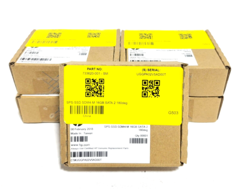 LOT OF 5 - HP APACER 733620-001 - SM SDM4-M 16GB SATA 2 180deg NEW. | eBay