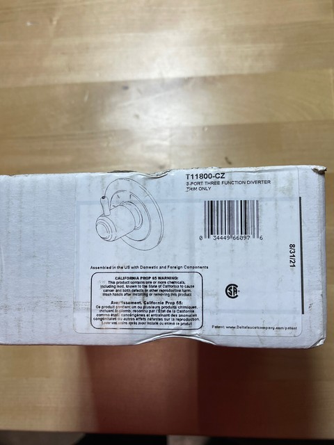 Delta T11800-cz 3 Setting Diverter Trim in Champagne Bronze for sale ...