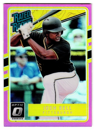 2017 Donruss Optic Rated Rookie Pink Prizm #37 Josh Bell Rookie RC | eBay