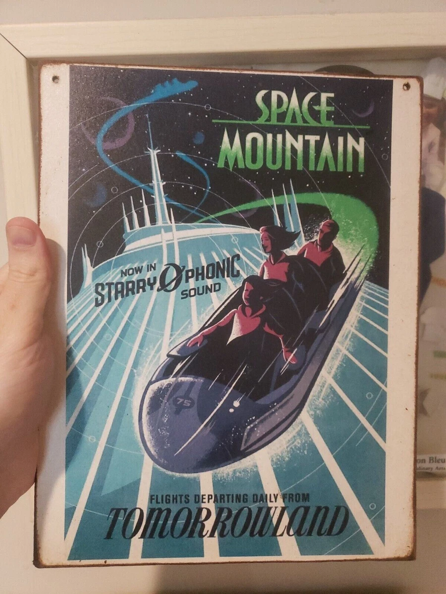Space Mountain Sign