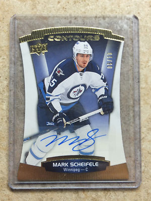 15-16 UD Contours Gold Autograph #84 MARK SCHEIFELE /10 | eBay